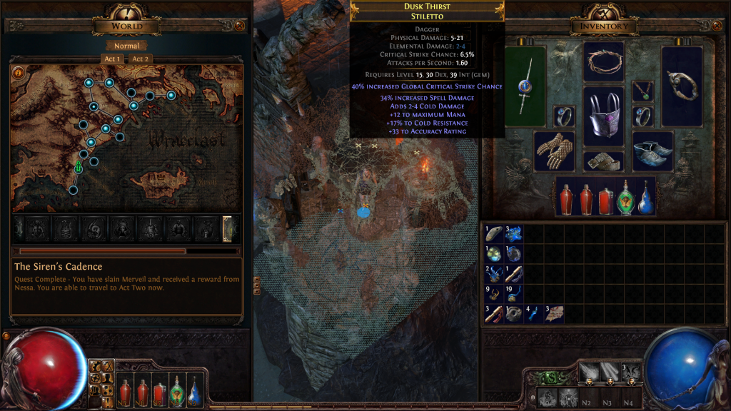 Path of Exile - UI - Blogging Games