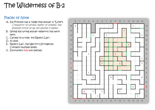 Might and Magic Book One - B-2 Wilderness, Landscape - Blogging Games